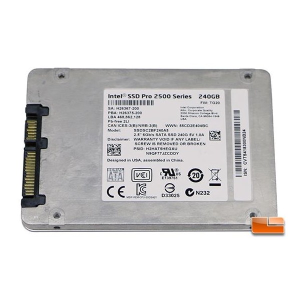 Intel® SSD Pro 2500 Series World's Fastest SSD 100% Tested